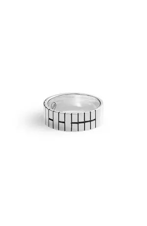 LOUPN Korean Trigram Ring - Silver