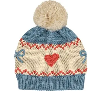WILD WAWA Knitted Beanie - Teal Blue
