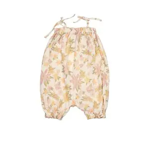WILD WAWA Bubble Romper - Mauve Meadow