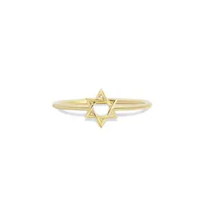 THE LOVERY FINE JEWELRY 14k Star Of David Ring - Yellow Gold