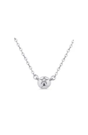 SEED2STONE Station Diamond Pendant Necklace - Silver