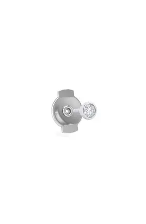 SEED2STONE Seed2Stone Diamond Back-Off Stud Earring Silver