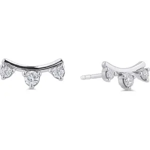 SEED2STONE Sweet Curves Diamond Ear Climbers - Silver