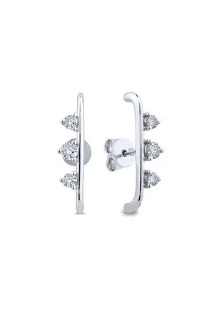 SEED2STONE Vertical Diamond Ear Crawlers
