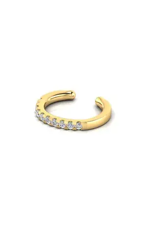 SEED2STONE Pave Lab-grown Diamond Ear Cuff - Yellow Gold