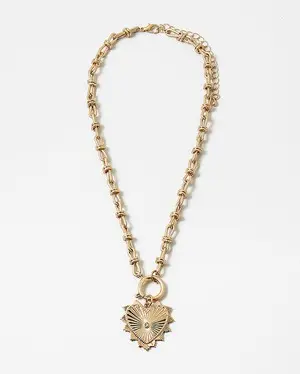 ERIN MCDERMOTT JEWELRY Love And Luck Necklace - Gold