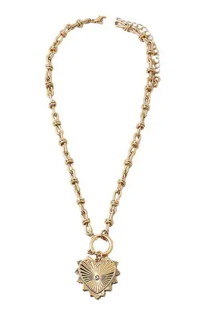 ERIN MCDERMOTT JEWELRY Heart Charm Toggle Necklace