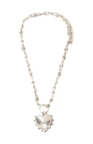 ERIN MCDERMOTT JEWELRY Heart Charm Toggle Necklace
