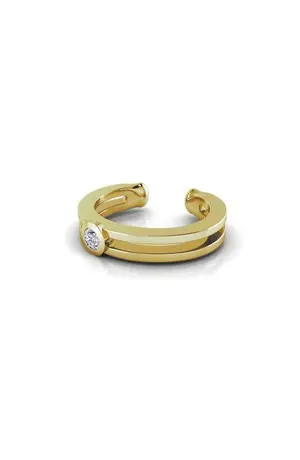 SEED2STONE Double Band Ear Cuff - Yellow Gold