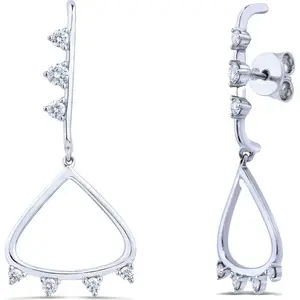 SEED2STONE Mic Drop Diamond Earrings