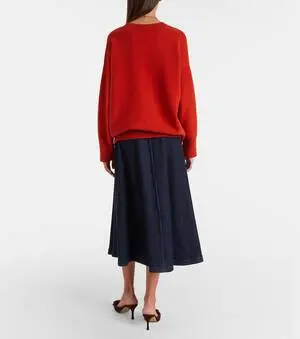 Altuzarra Varda Denim Midi Skirt - Blue