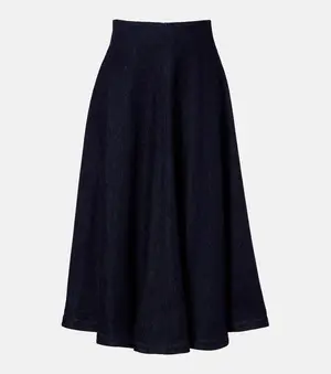 ALTUZARRA Varda Denim Midi Skirt