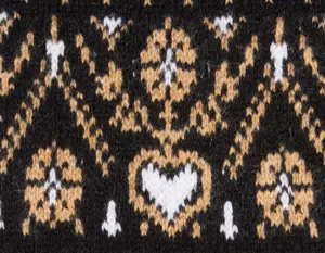 Khaite Lucrene Scarf - Black / Camel Multi