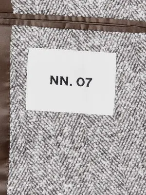 Nn07 Jordin 1087 Double-breasted Recycled-herringbone Suit Jacket