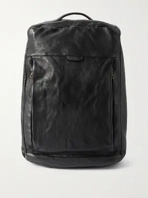Officine Creative Helmet 052 Leather Backpack - Black