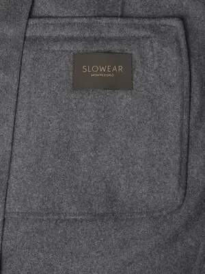 SLOWEAR Incotex Montedoro Brushed Wool-blend Coat