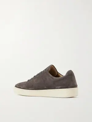 Mulo Waxed Suede Low Top Sneakers