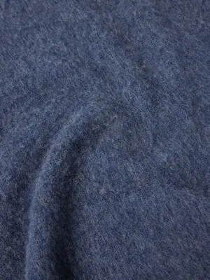Boglioli Slim-fit Wool And Cashmere-blend Sweater - Blue