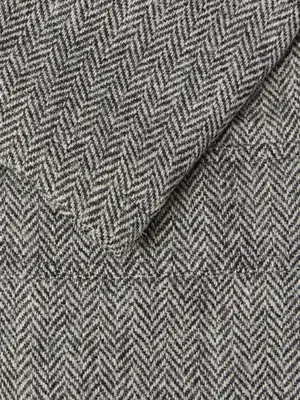 DRAKE'S Games Mk. Vii Unstructured Herringbone Harris Tweed Blazer