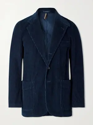 DRAKE'S Cotton-corduroy Blazer