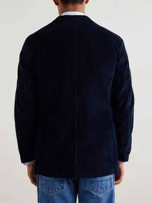 DRAKE'S Cotton-corduroy Blazer