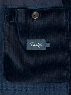 DRAKE'S Cotton-corduroy Blazer