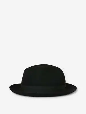 Borsalino Borsalino Wool Felt Hat Wide Brim - Black