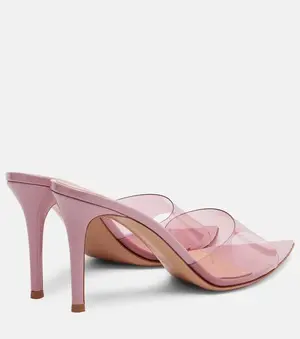GIANVITO ROSSI Elle 85 Pvc Mules - Pink