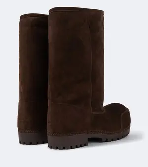 Balenciaga Alaska Suede Knee-high Boots