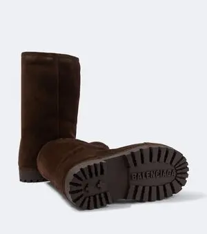 Balenciaga Alaska Suede Knee-high Boots