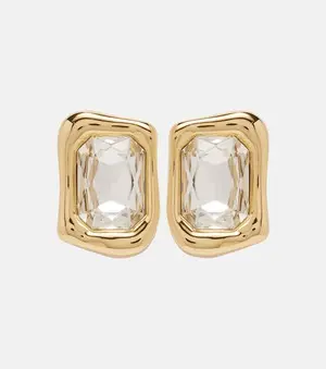 JENNIFER BEHR Caterina Crystal-embellished Earrings - Gold