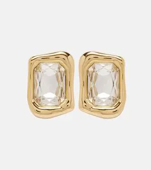 JENNIFER BEHR Caterina Crystal-embellished Earrings - Gold