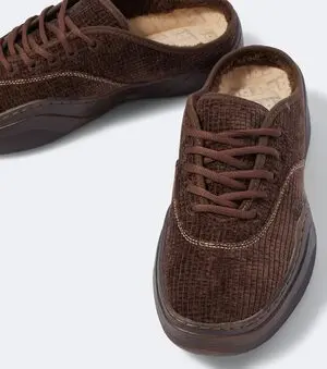 ERL Camino Corduroy Mules - Brown