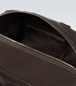 THE ROW Sisal Canvas Duffel Bag - Brown