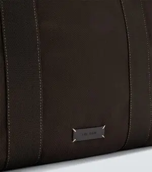 THE ROW Sisal Canvas Duffel Bag - Brown