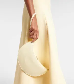 Jacquemus Ovalo Small Leather Shoulder Bag - Yellow