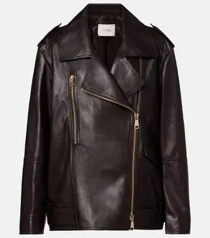 Dorothee Schumacher Sleek Statement Leather Biker Jacket
