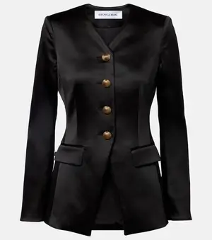 Veronica Beard Cynthia Satin Blazer