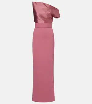 Solace London Magda Asymmetric Gown