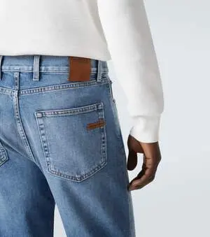 Zegna High-rise Straight Jeans