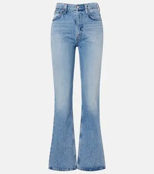 AGOLDE Leena Flared Jeans - Blue