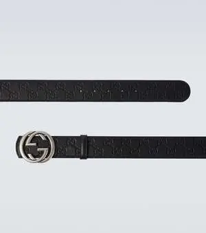Gucci Interlocking G Leather Belt
