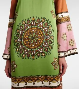 ALEMAIS Alémais Contina Printed Silk Maxi Dress