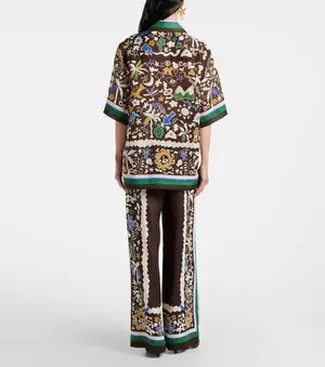 ALEMAIS Alémais Maroc Printed Wide-leg Pants - Multicoloured
