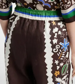 ALEMAIS Alémais Maroc Printed Wide-leg Pants - Multicoloured