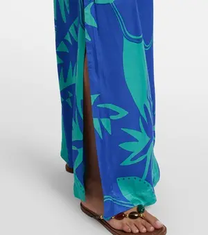 Poupette St Barth Clea Printed Wide-leg Pants