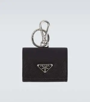 Prada Leather Airpods Case - Black