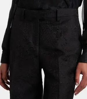 Etro Paisley Jacquard Bootcut Pants
