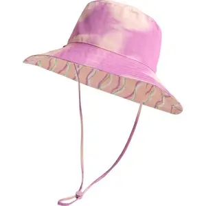 LOST PATTERN Frida's Dream Cotton Reversible Sun Hat - Pink
