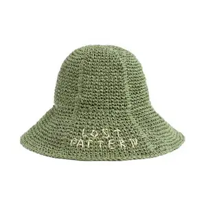 LOST PATTERN Wanderlight Packable Straw Hat - Green